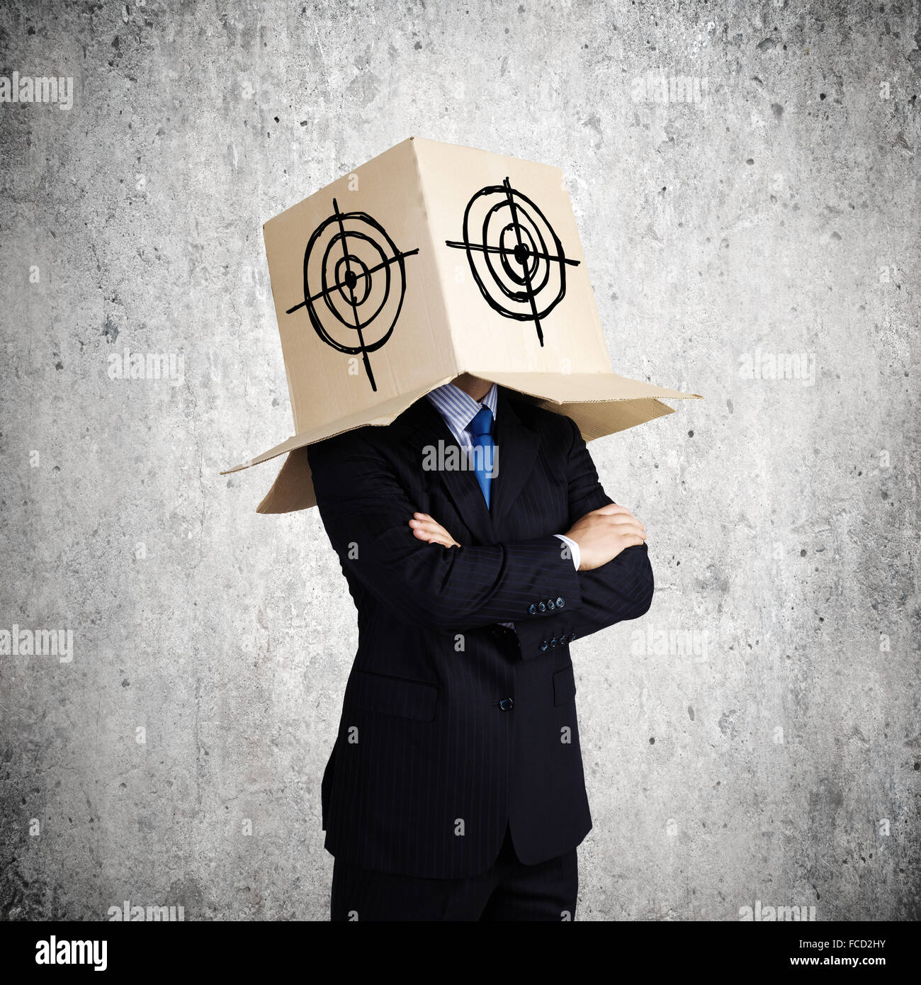 Target man head hi-res stock photography and images - Alamy
