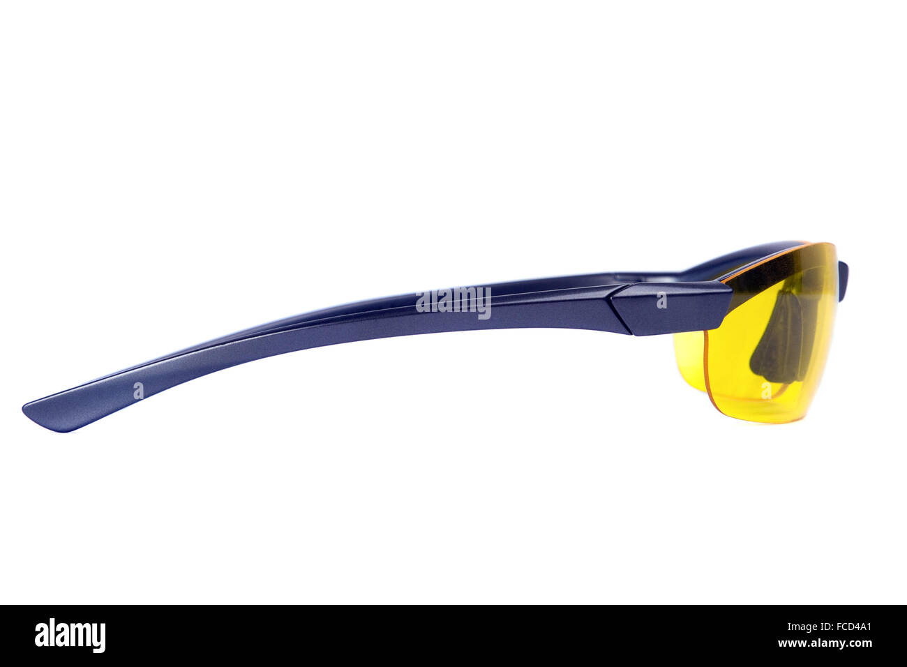 Yellow sunglasses. Side view Stock Photo - Alamy