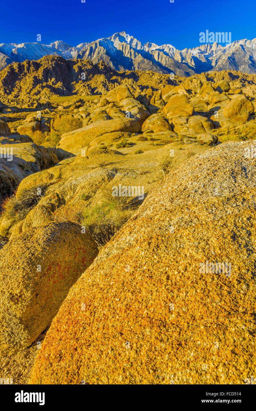 Lone Pine Peak in the Sierra Nevada area, California Stock Photo - Alamy