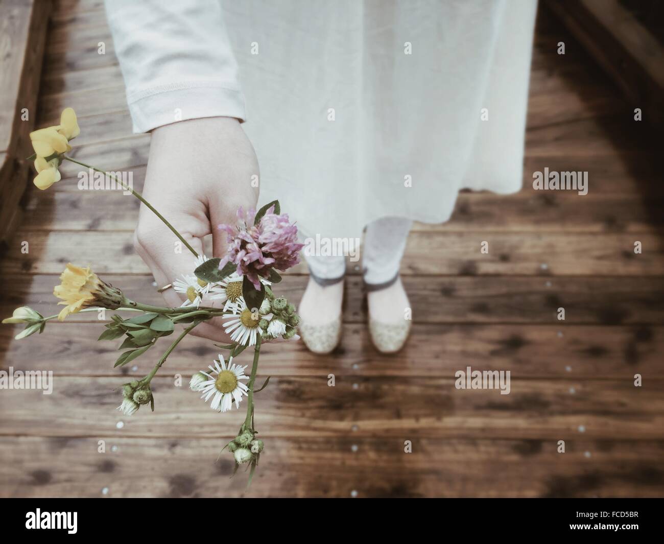 Holding Bunch Flowers Stock Photos & Holding Bunch Flowers Stock Images ...