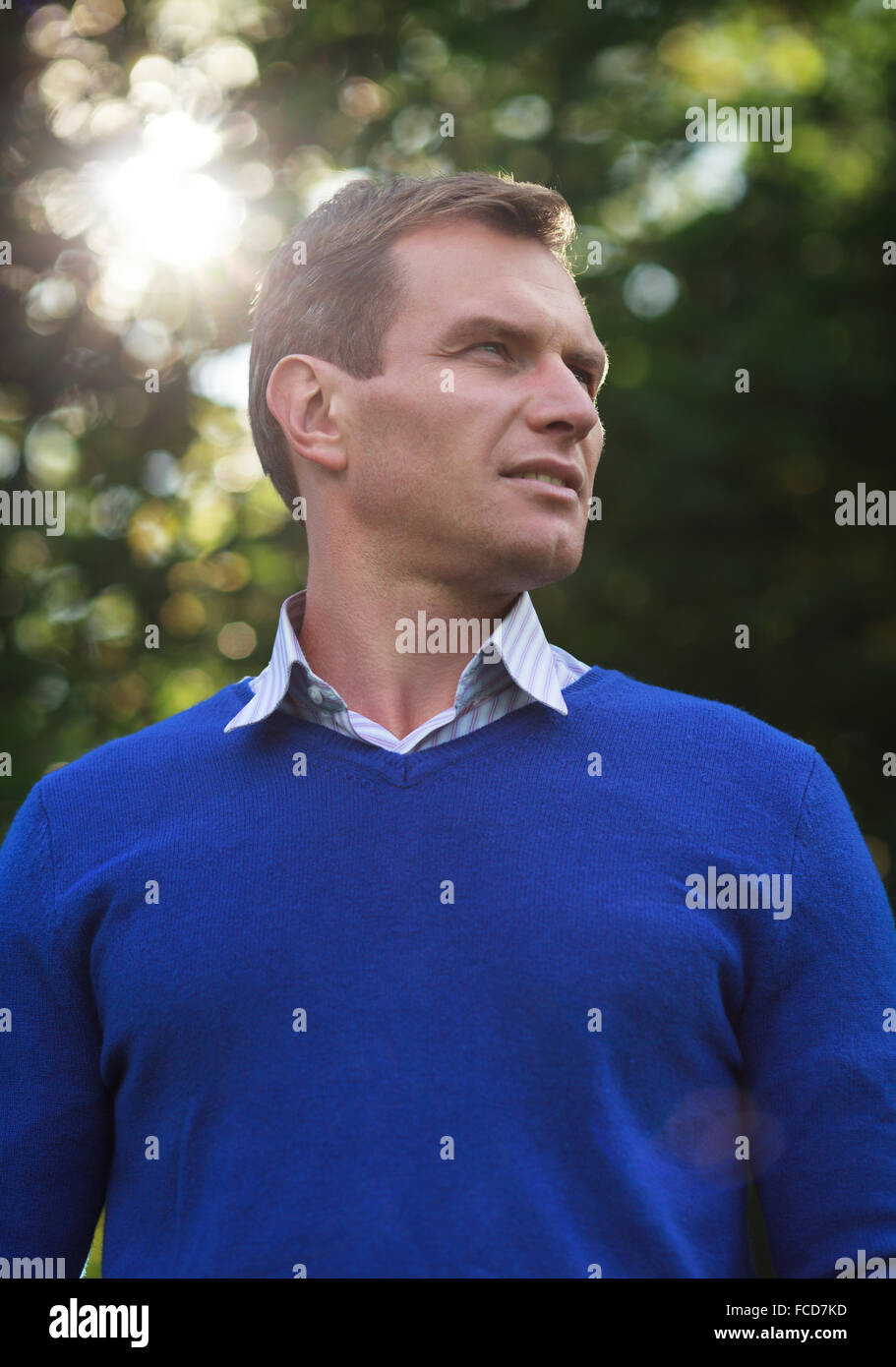 Portrait of handsome man Stock Photo - Alamy