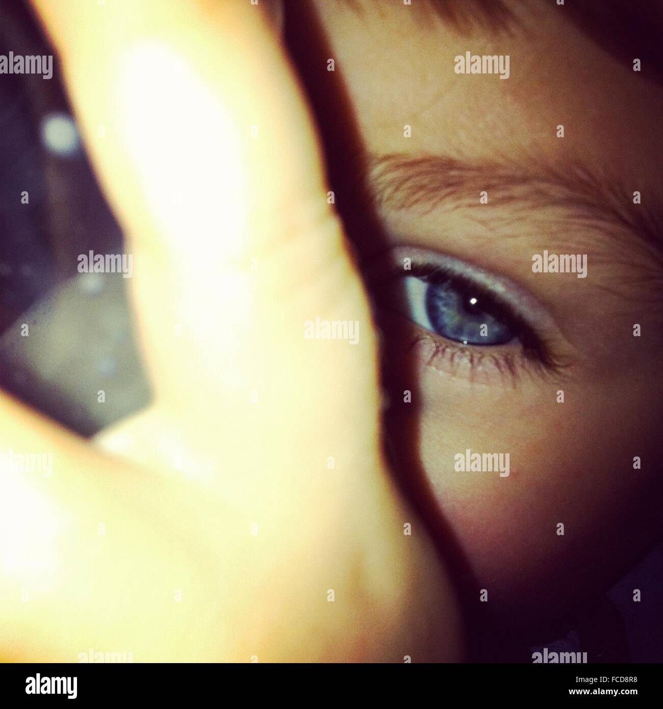 Sign with eye hi-res stock photography and images - Alamy