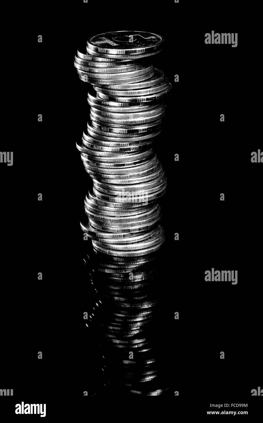 Money exchange concept background Black and White Stock Photos & Images ...