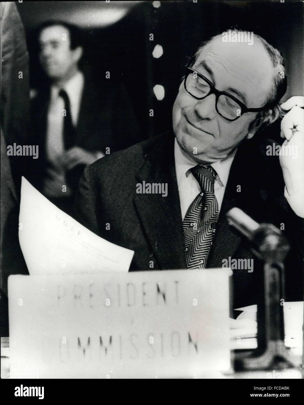 1962 - President of the EEC Commission Mr. Roy Jenkins. Photo shows Mr ...