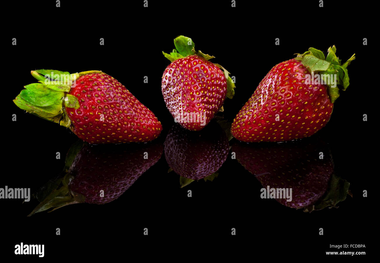 Strawberry. Close up Stock Photo - Alamy