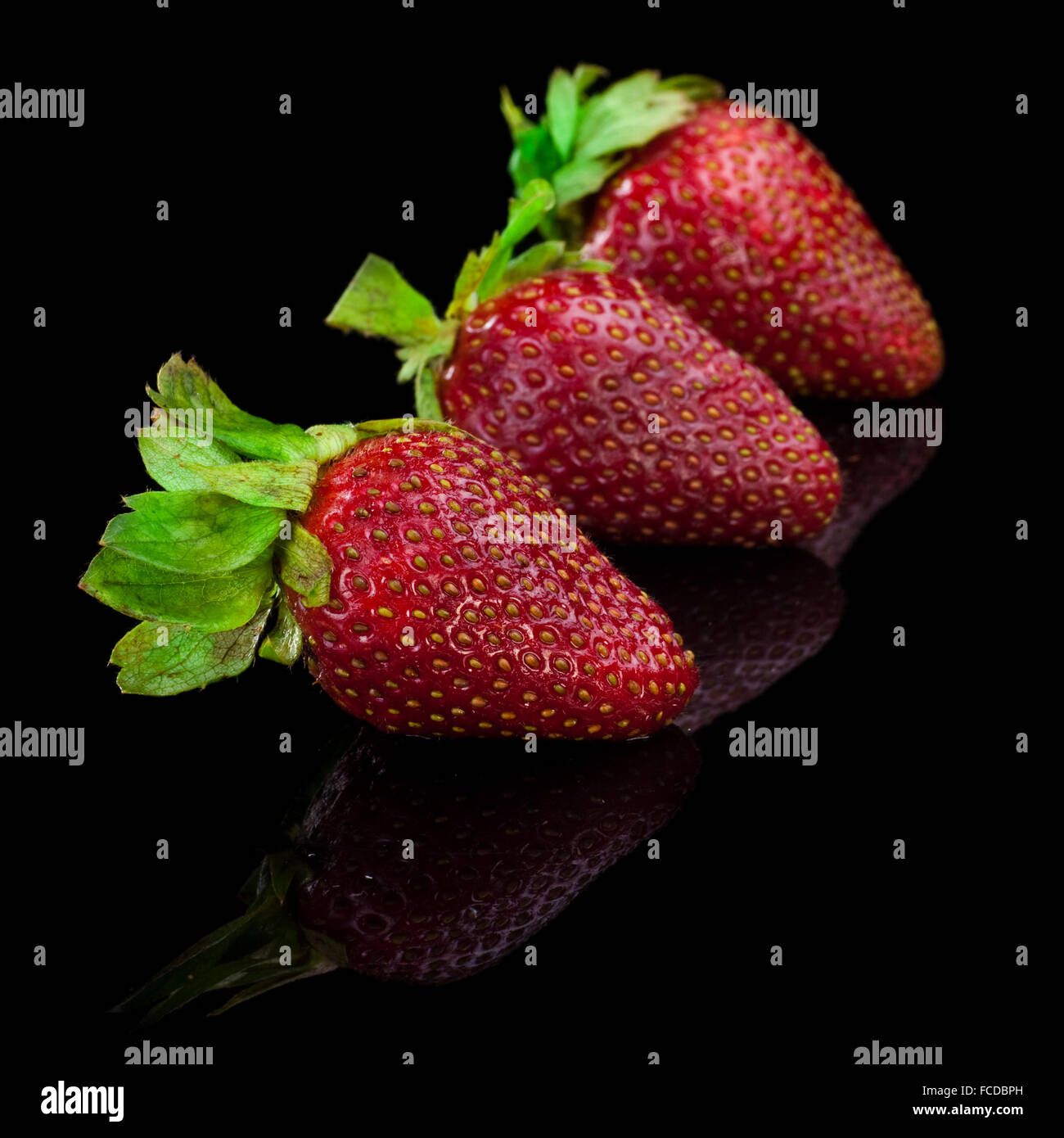 Strawberry. Close up Stock Photo - Alamy