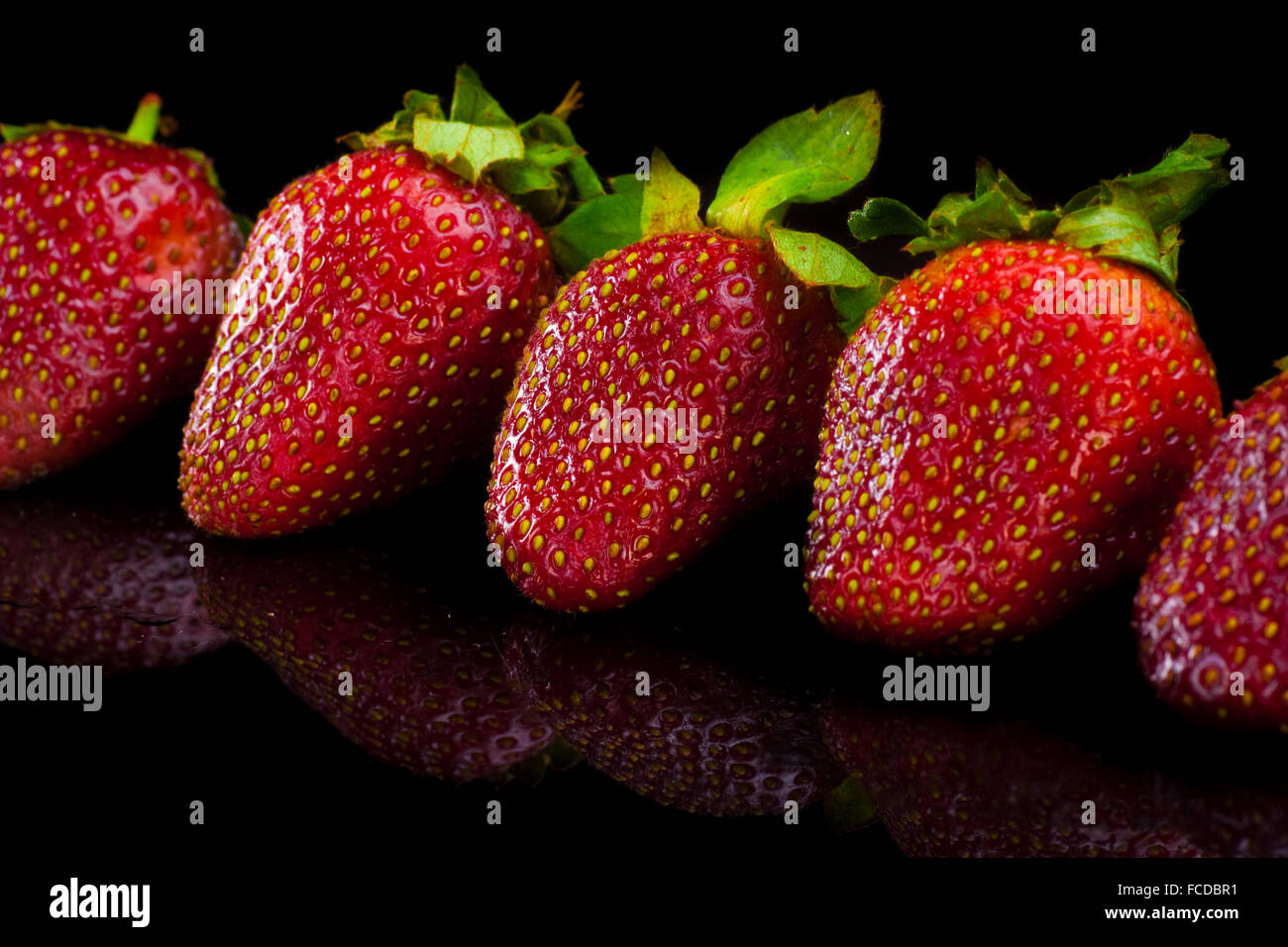 Strawberry. Close up Stock Photo - Alamy