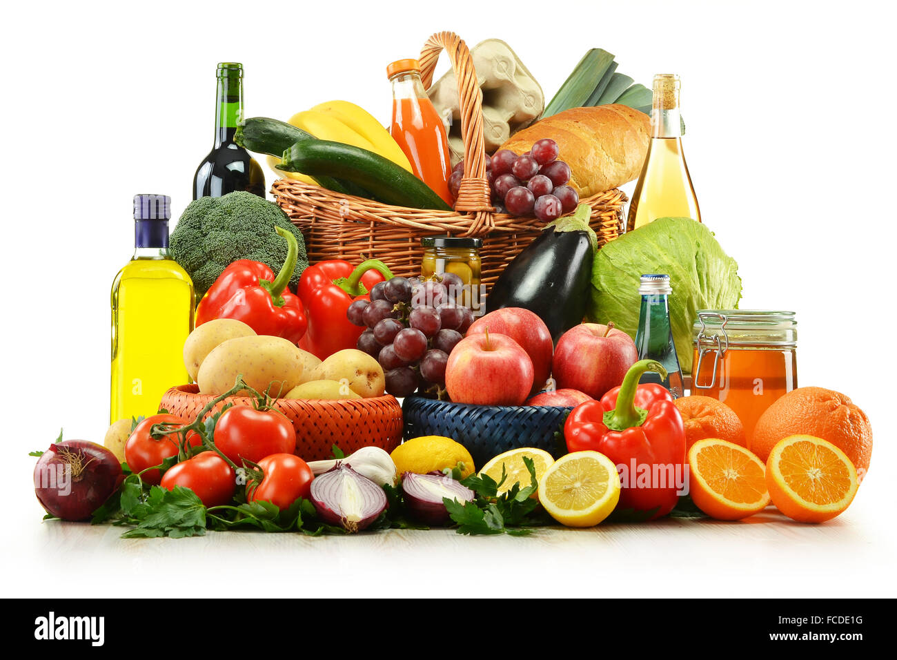 Clean products from the farm Stock Photo - Alamy