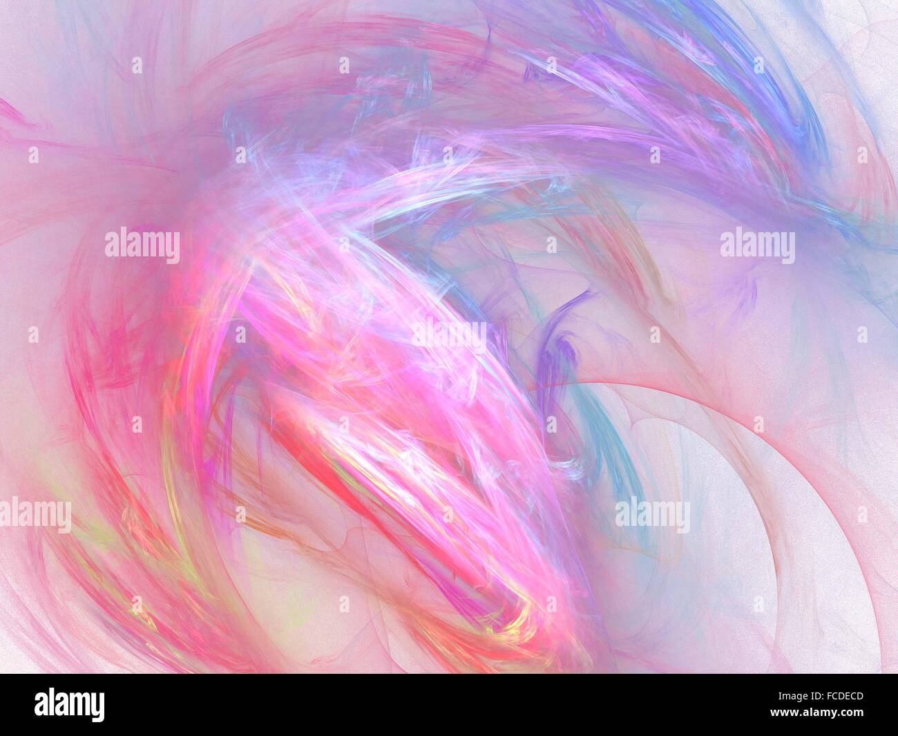 digital fractal on white background Stock Photo - Alamy