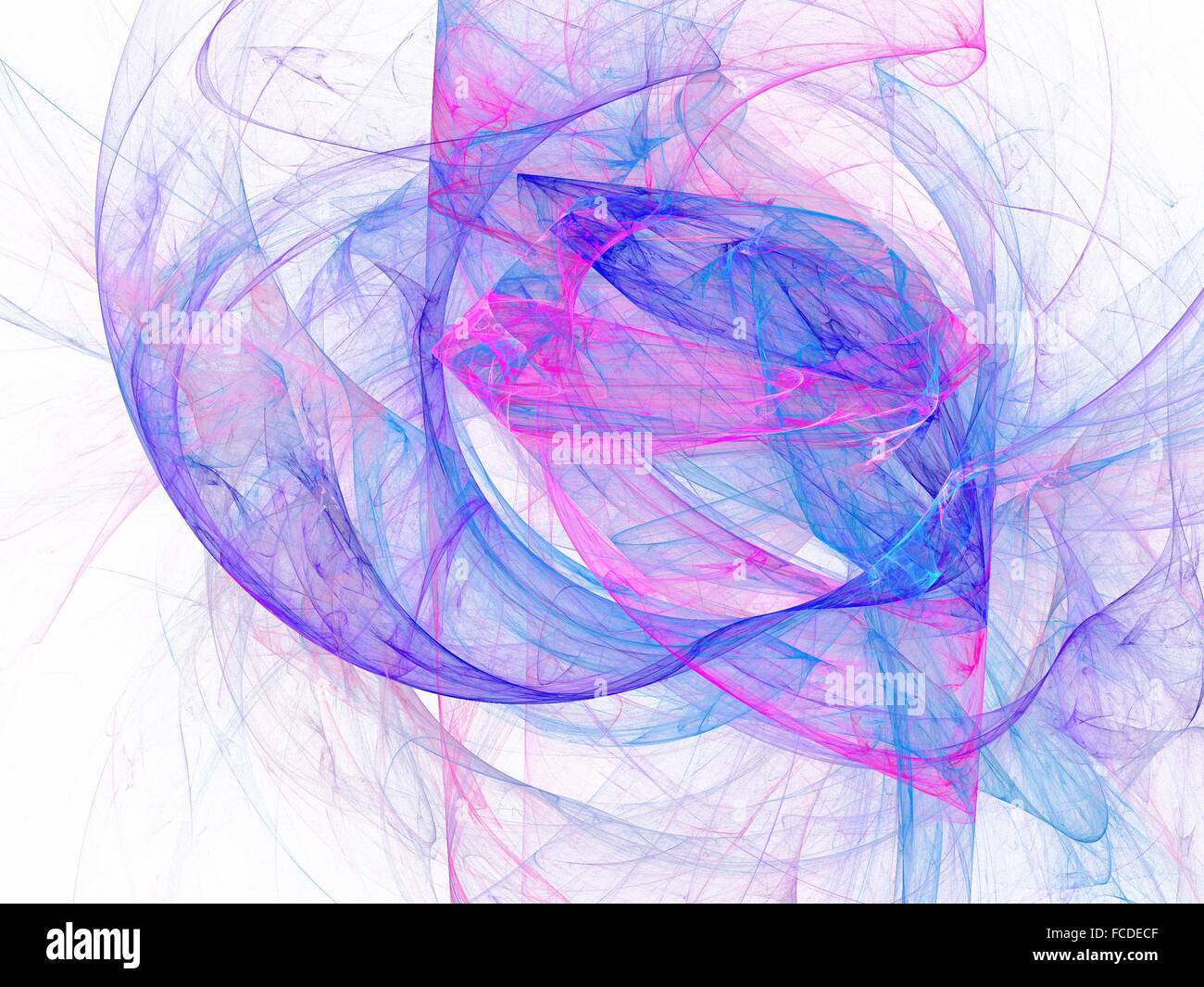 digital fractal on white background Stock Photo - Alamy