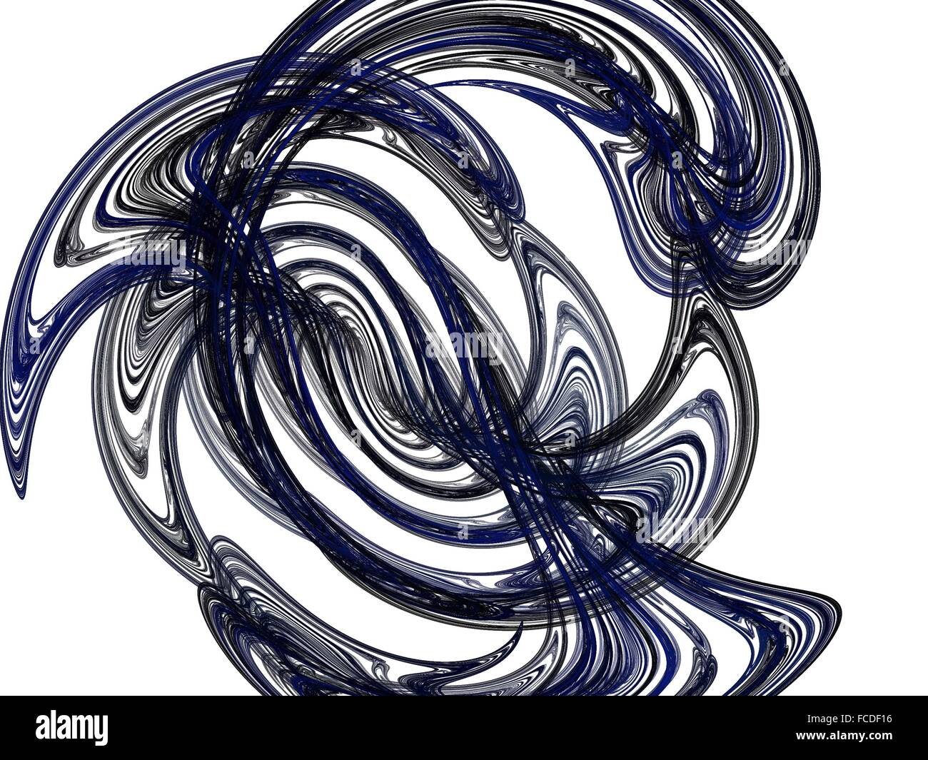 digital fractal on white background Stock Photo - Alamy