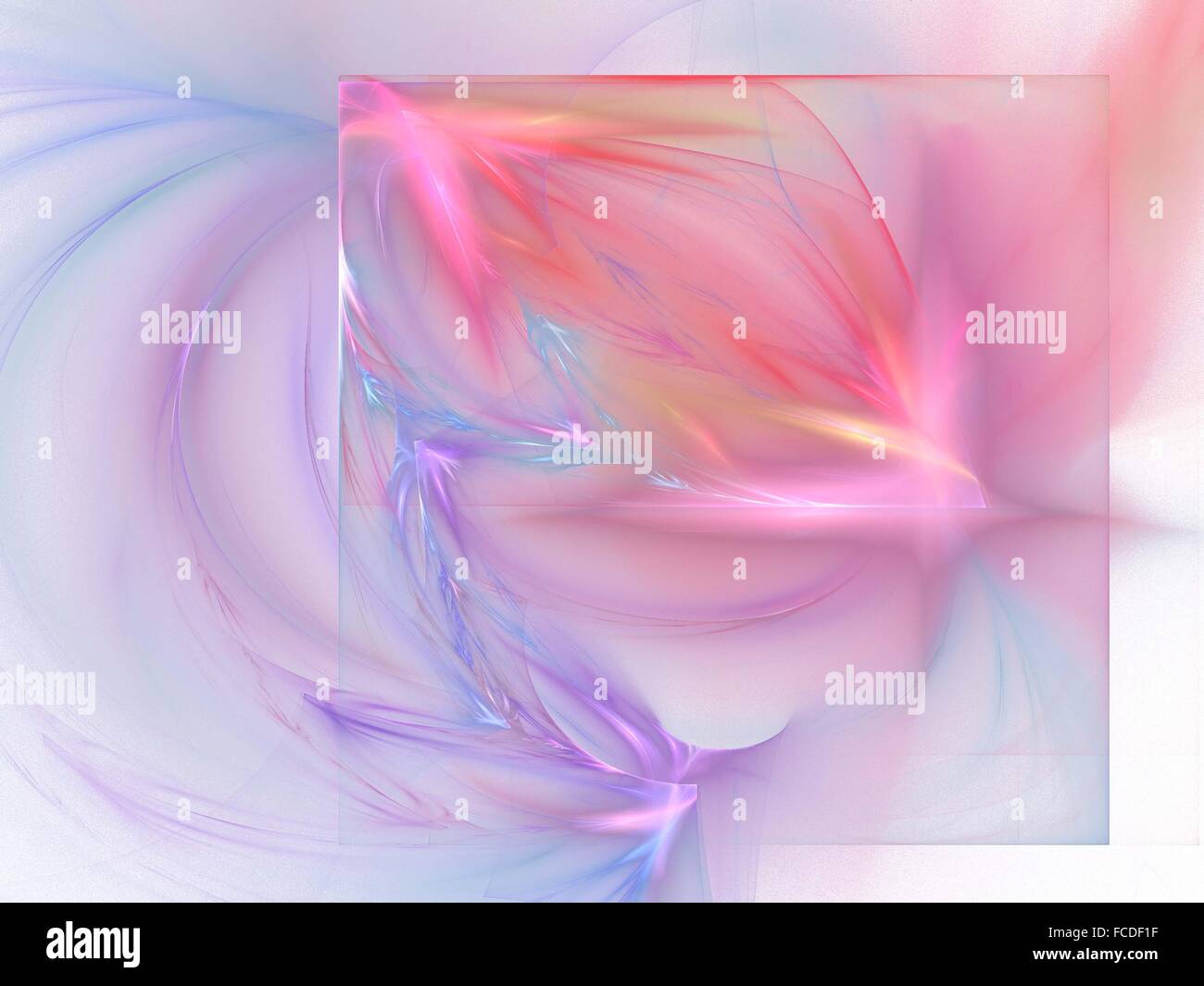 digital fractal on white background Stock Photo - Alamy