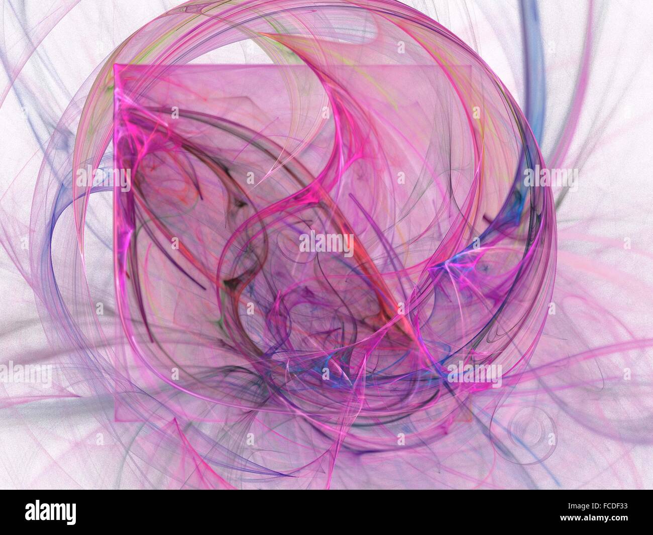 digital fractal on white background Stock Photo - Alamy
