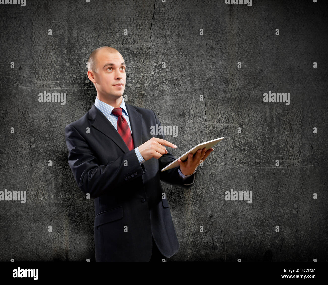 Computer pc grey wall hi-res stock photography and images - Alamy