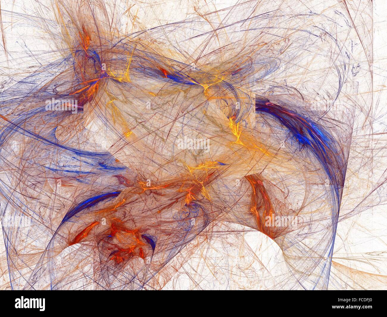 digital fractal on white background Stock Photo - Alamy