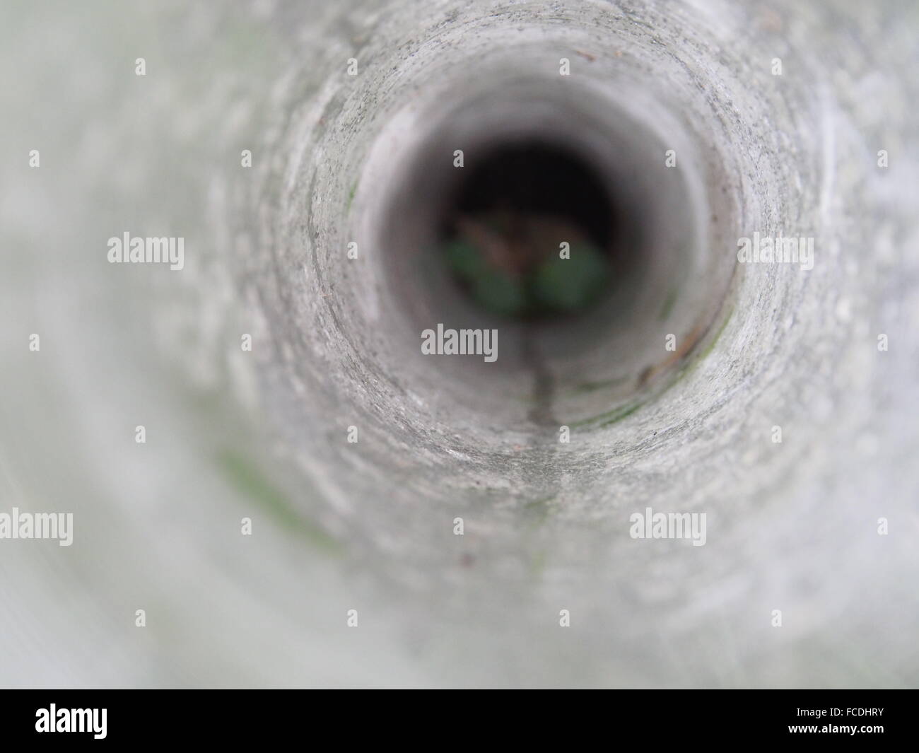 Looking down the tube Stock Photo - Alamy