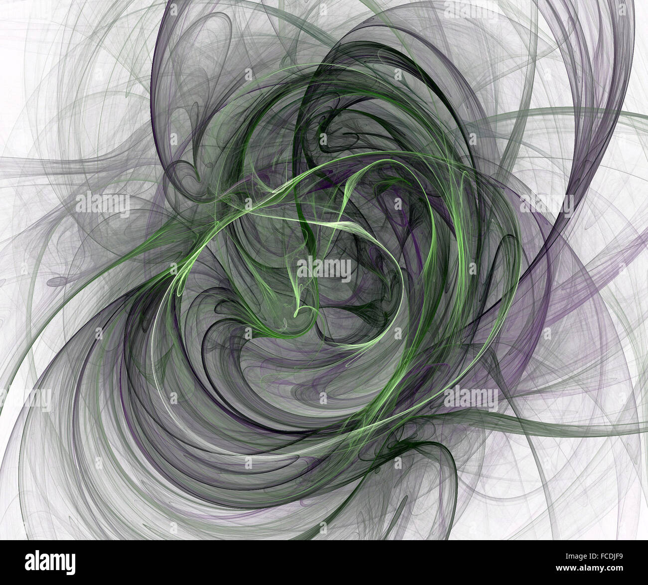 digital fractal on white background Stock Photo - Alamy
