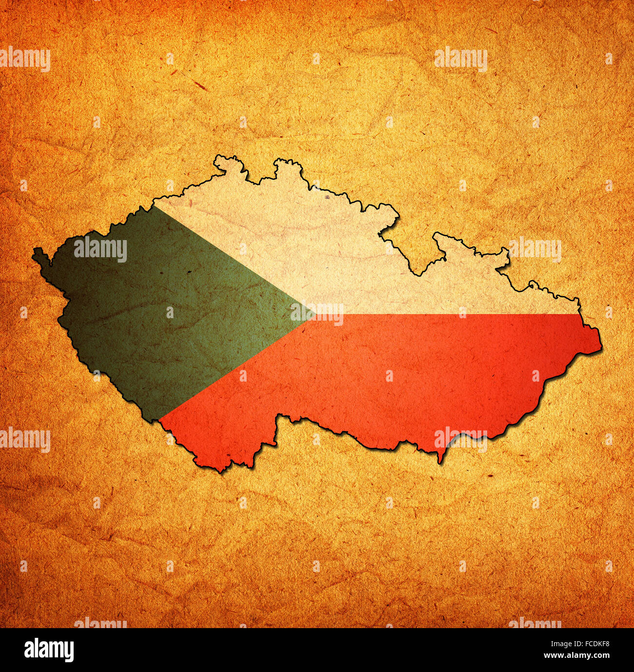 Old map of czechoslovakia hi-res stock photography and images - Alamy