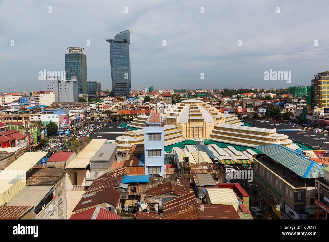 City view, Sorya shopping mall, Canadia Bank and Vattanac Capital Tower ...