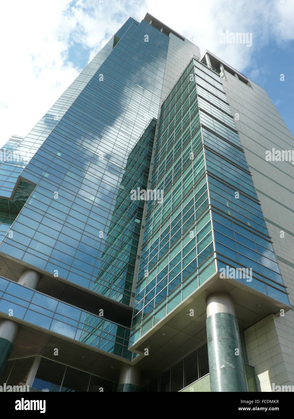 edge of office building on sky background Stock Photo - Alamy