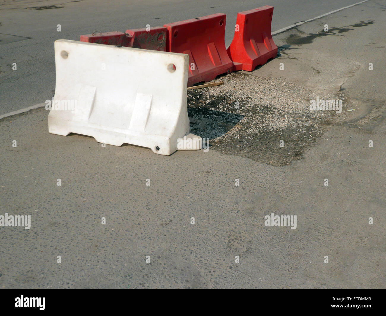 Road block blocks hi-res stock photography and images - Alamy