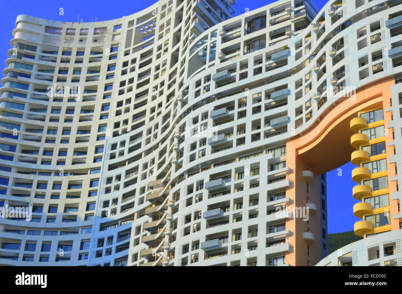 Building with hole Stock Photo - Alamy