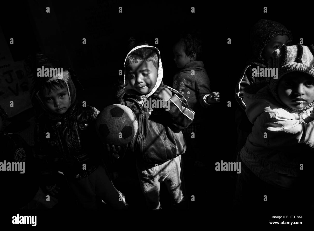 Nepal school Black and White Stock Photos & Images - Alamy