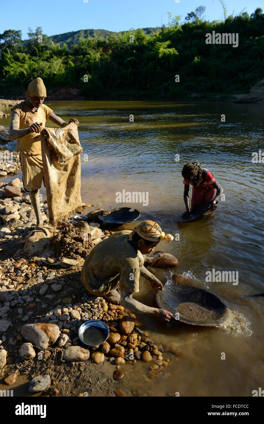Children Panning For Gold High Resolution Stock Photography and Images ...