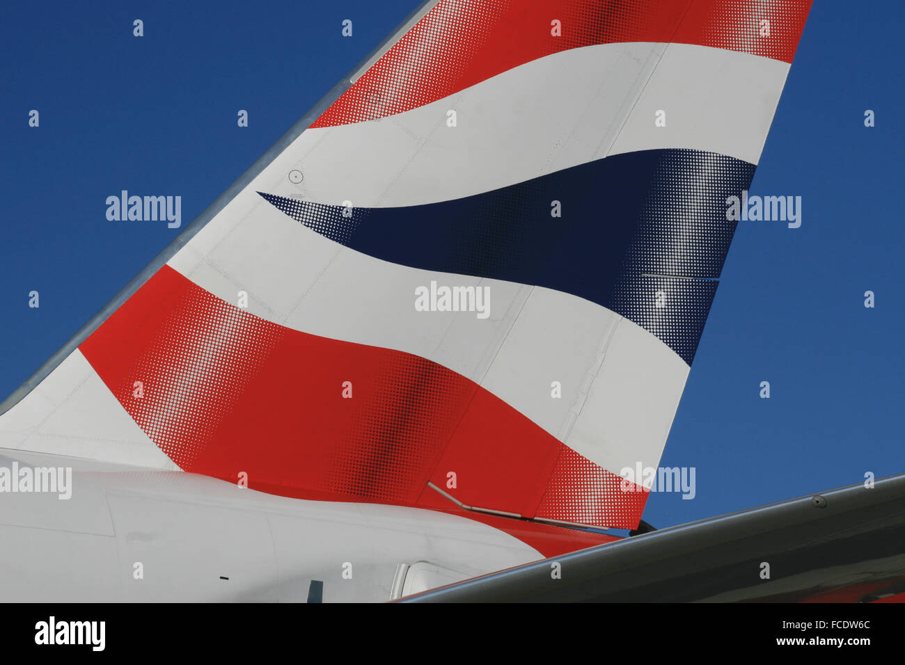 British airways tail hi-res stock photography and images - Alamy
