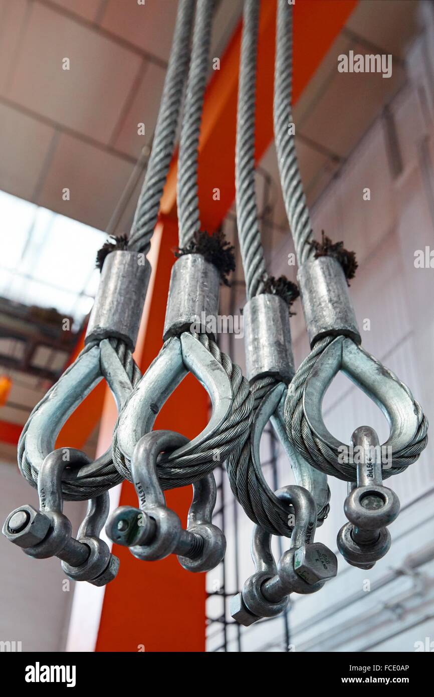 Crane with hooks hi-res stock photography and images - Alamy