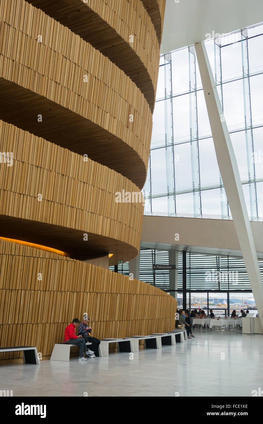 Inside oslo opera house hi-res stock photography and images - Alamy
