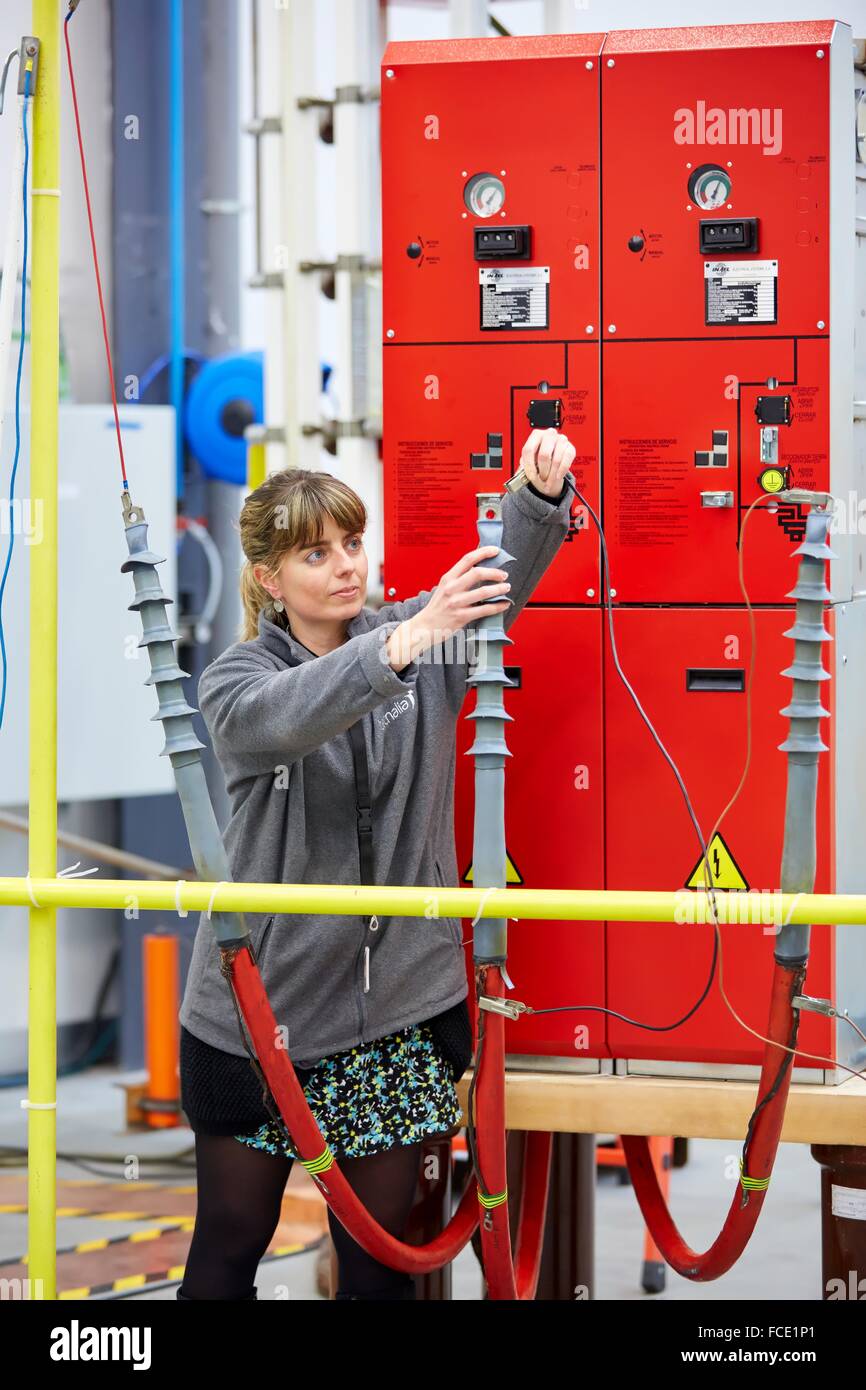 High voltage test bench hi-res stock photography and images - Alamy