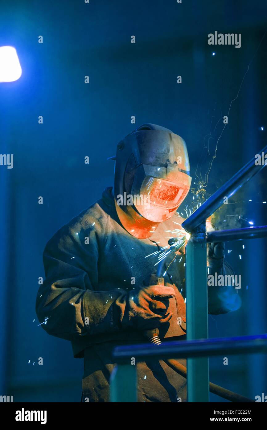 Welder suit hi-res stock photography and images - Alamy