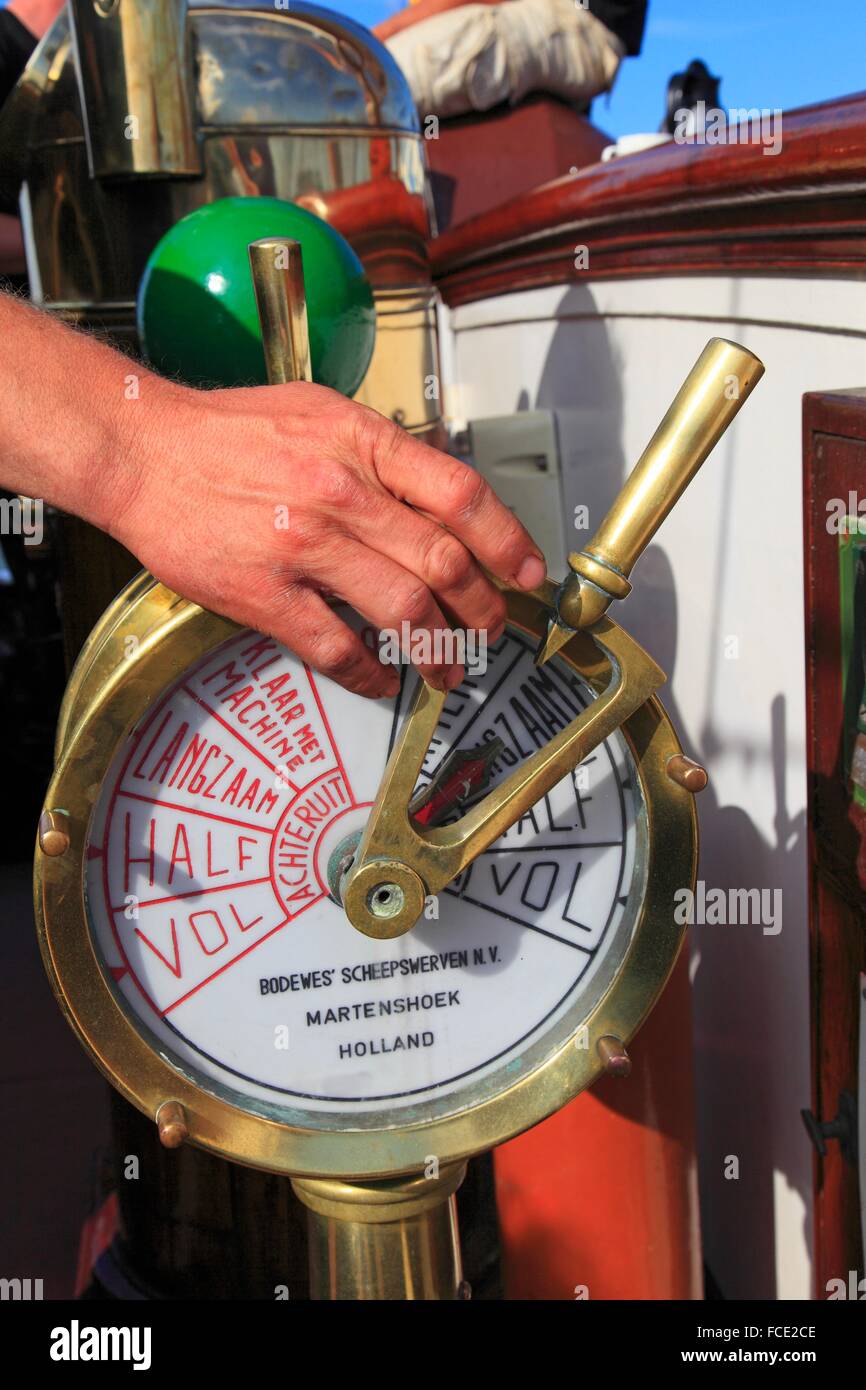 Old Ship Chadburn Stock Photo - Alamy