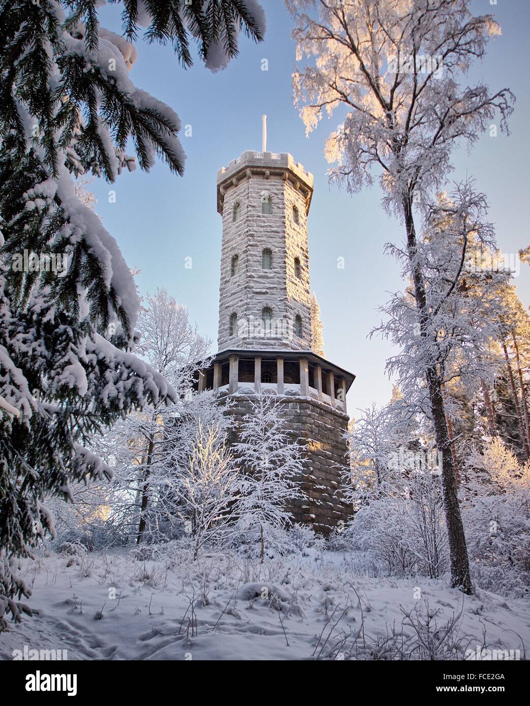 Old stone lookout hi-res stock photography and images - Alamy