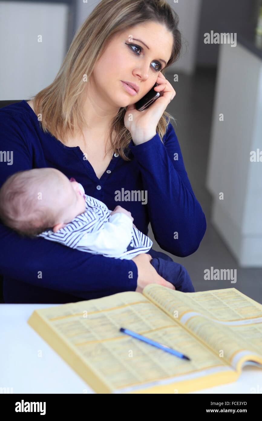 Work baby hi-res stock photography and images - Alamy