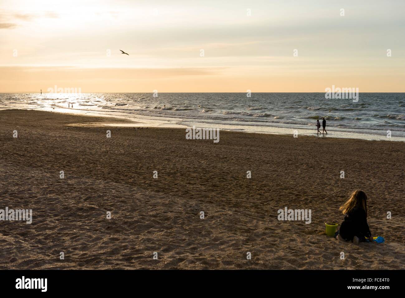 Little Girl Playing Bucket On High Resolution Stock Photography and ...