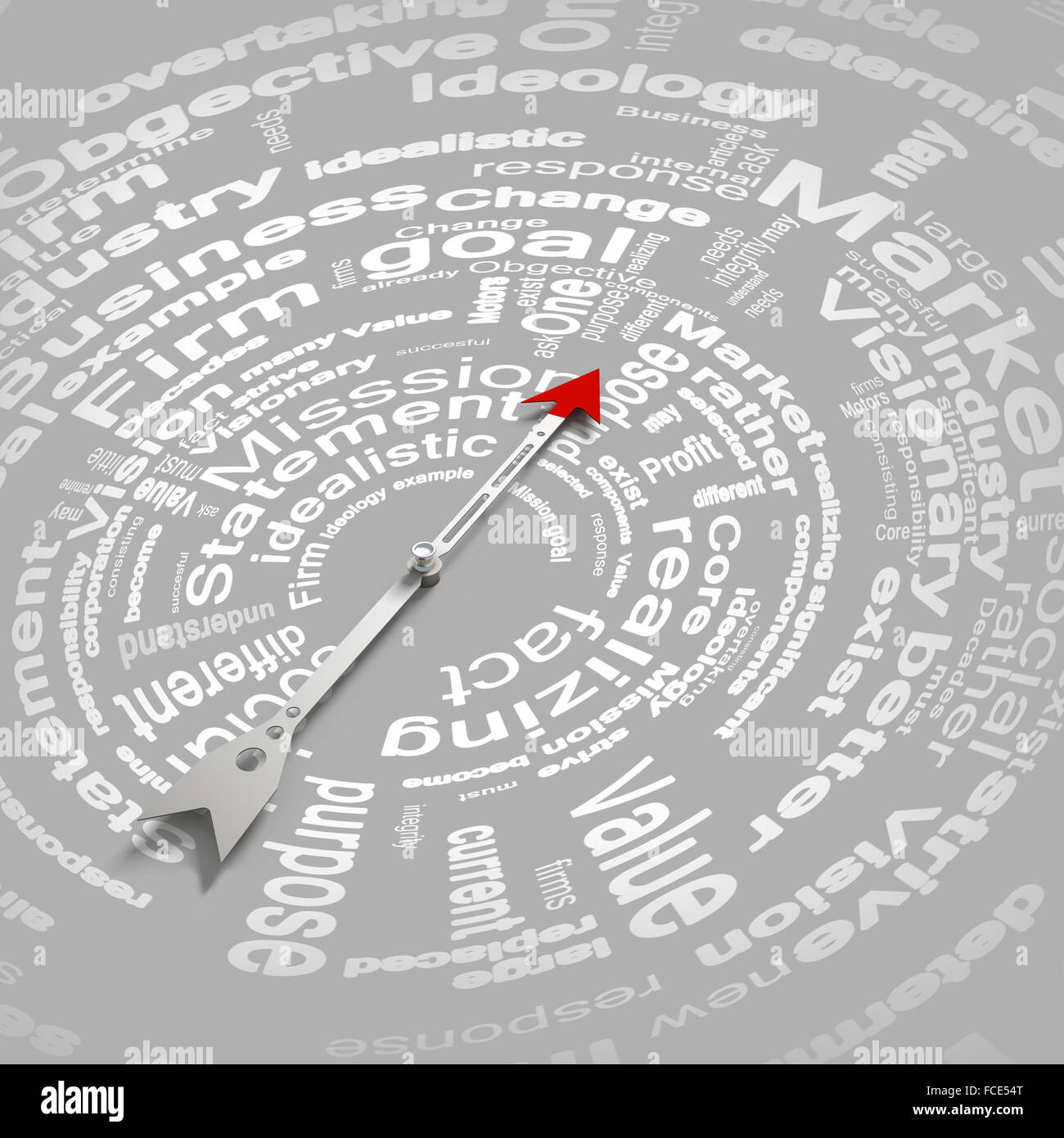 Conceptual image of compass pointing the direction Stock Photo - Alamy