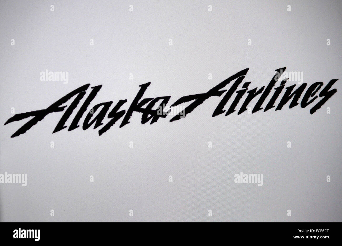 Alaska airlines logo hi-res stock photography and images - Alamy