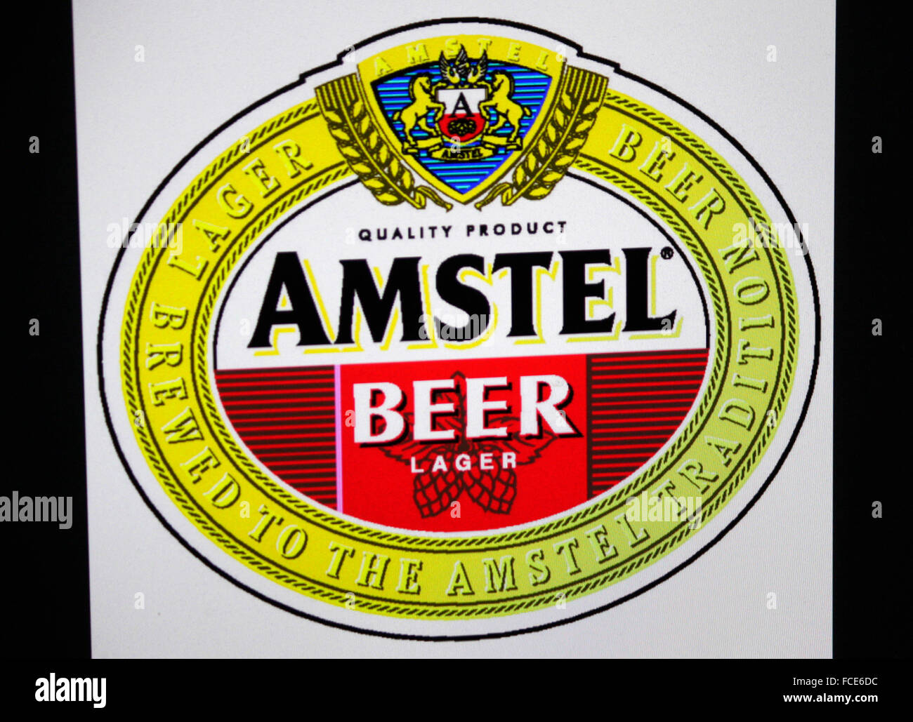 Amstel logo hi-res stock photography and images - Alamy