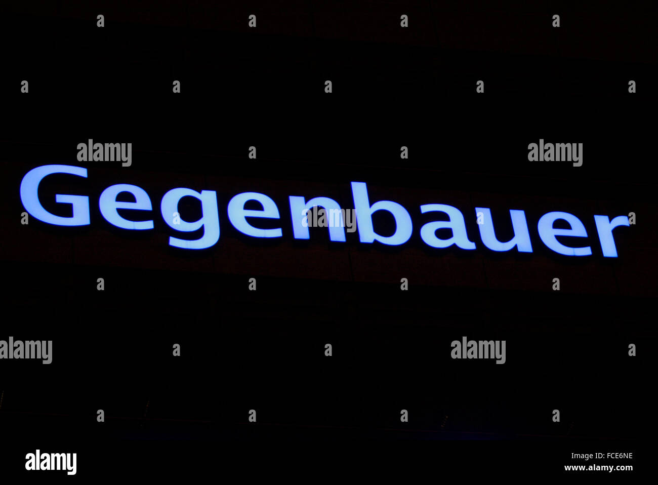 Markenname: "Gegenbauer", Berlin Stock Photo - Alamy