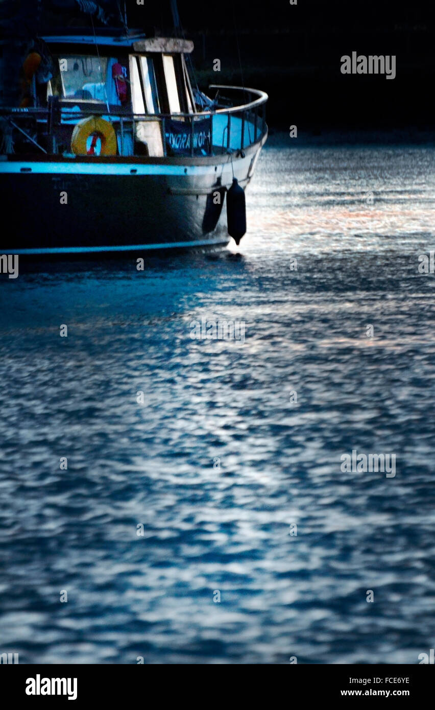 Moored boat hi-res stock photography and images - Alamy