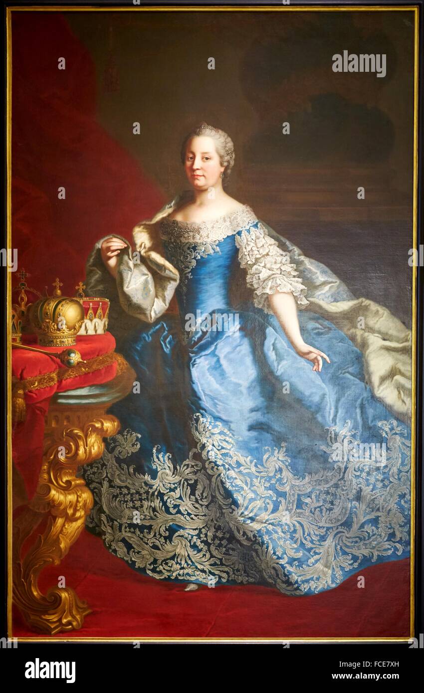 Archduchess of austria and queen of bohemia and hungary hi-res stock ...