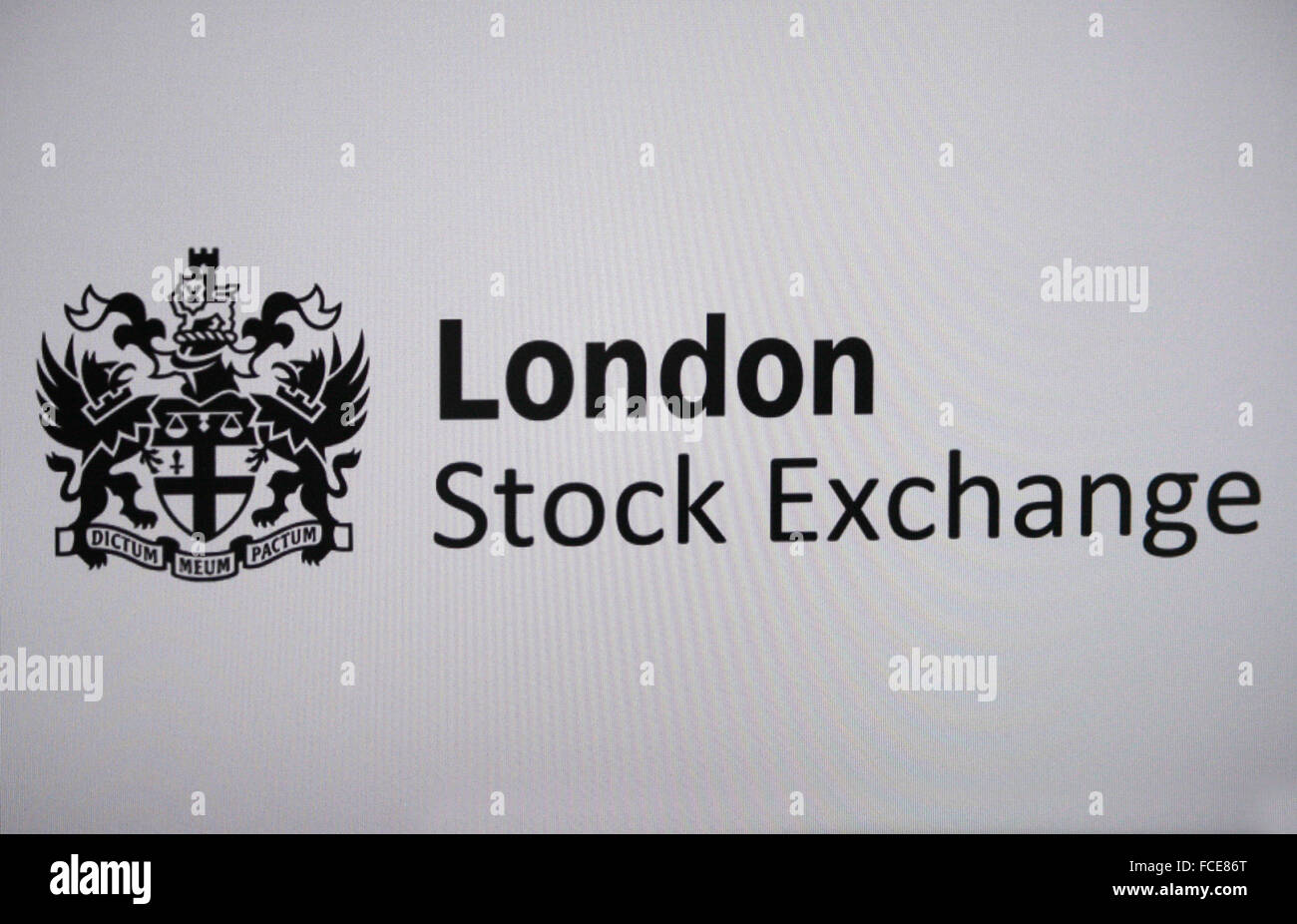 London stock exchange logo london hi-res stock photography and images ...