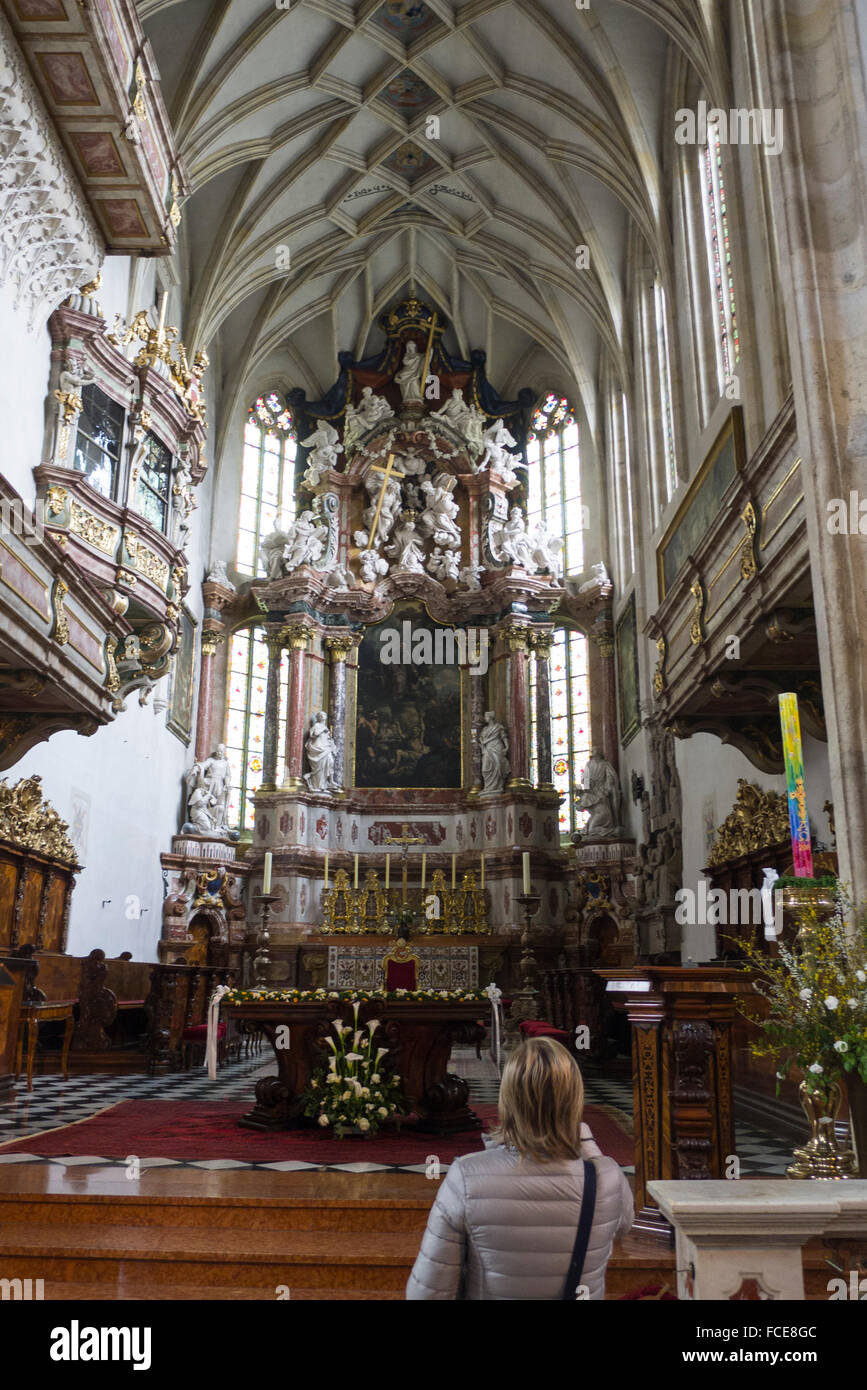 Cathedral interior, UNESCO World Heritage Site city of Graz - Historic ...