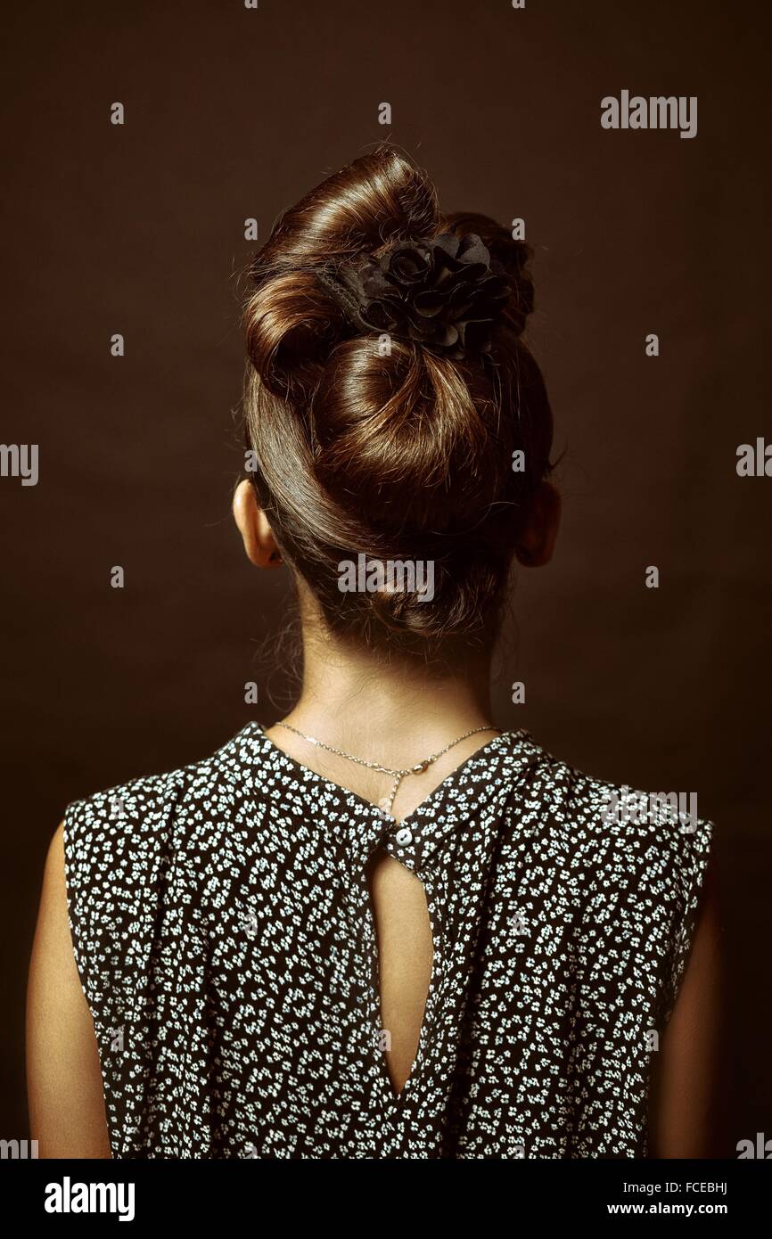 Young woman, rear view Stock Photo - Alamy