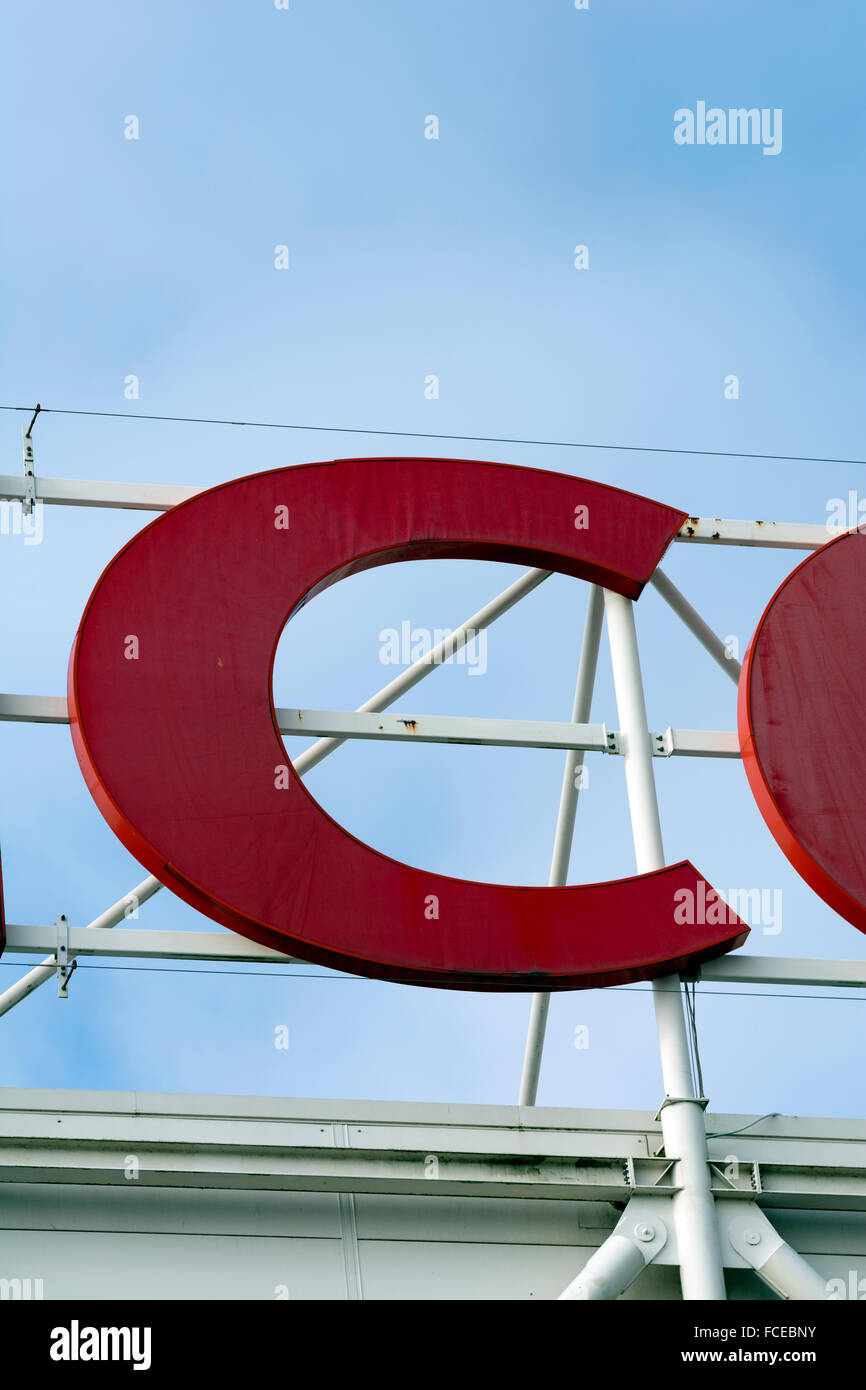 Red capital letters hi-res stock photography and images - Alamy