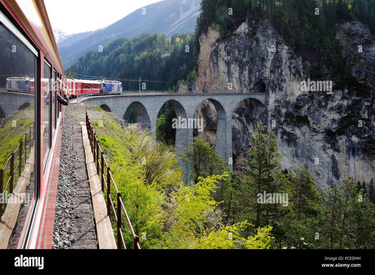Albula railway unesco hi-res stock photography and images - Alamy