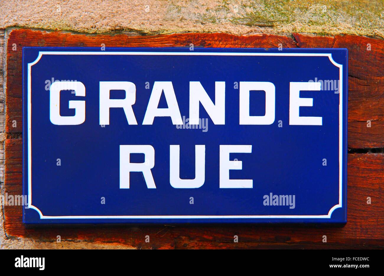 Grande rue hi-res stock photography and images - Alamy