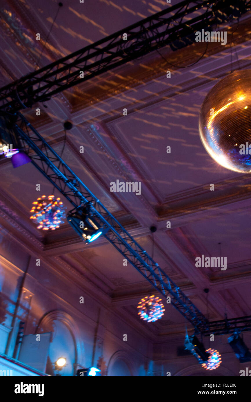 Ceiling And Disco Ball Stock Photo - Alamy